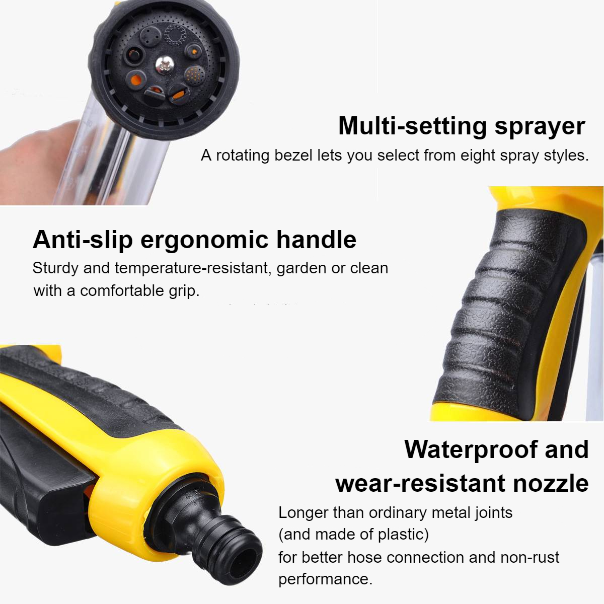Multi-Purpose Hose Sprayer Nozzle | Auto Musthave Multi-Purpose Hose Sprayer Nozzle | Auto Musthave